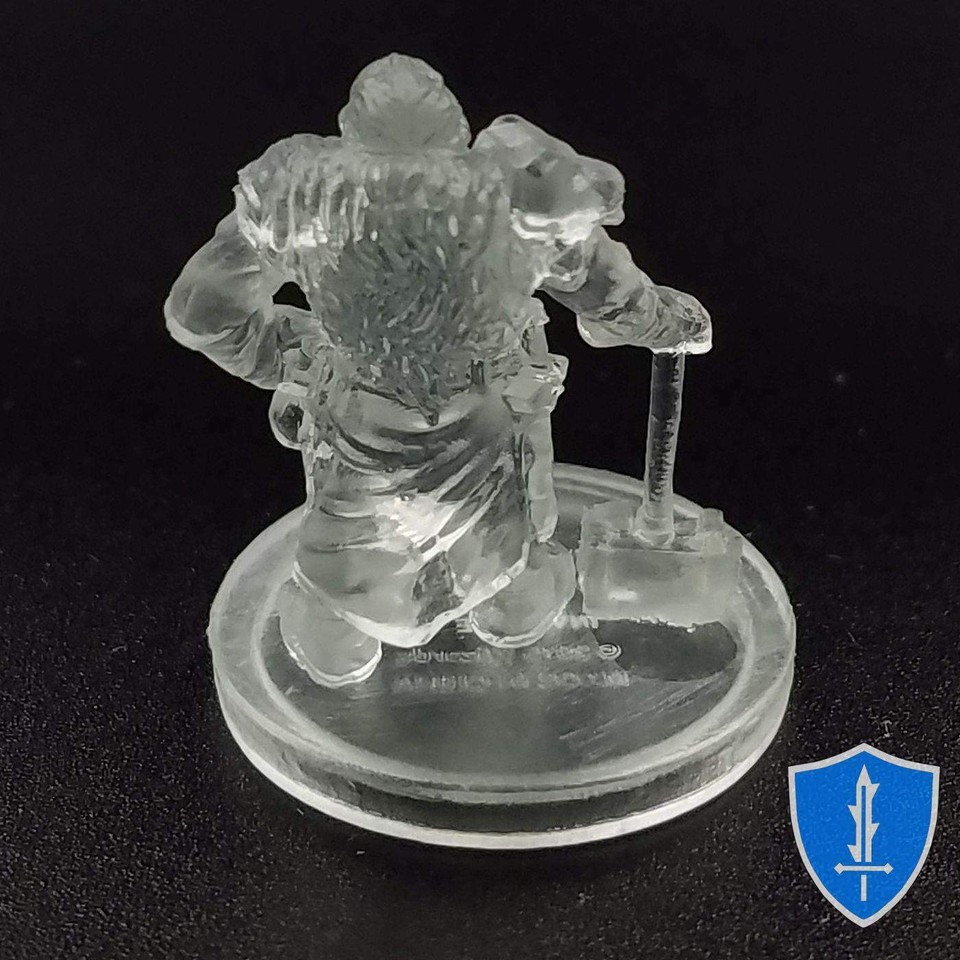 Invisible Shield Dwarf Fighter - Elemental Evil #7 D&D Rare Miniature ...