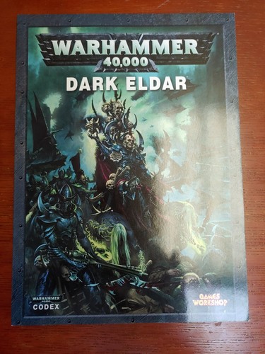 Warhammer 40,000 Dark Eldar Codex by Games Workshop 1998, Pb, 40K | eBay