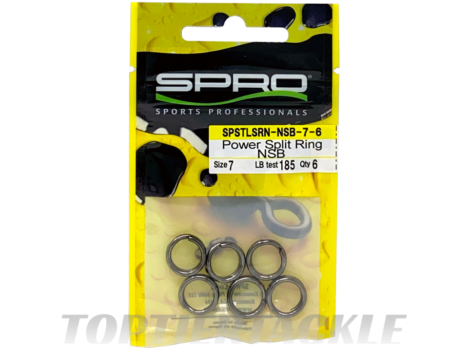 SPRO Power Split Rings NSB Black - Select Size/Quantity | eBay