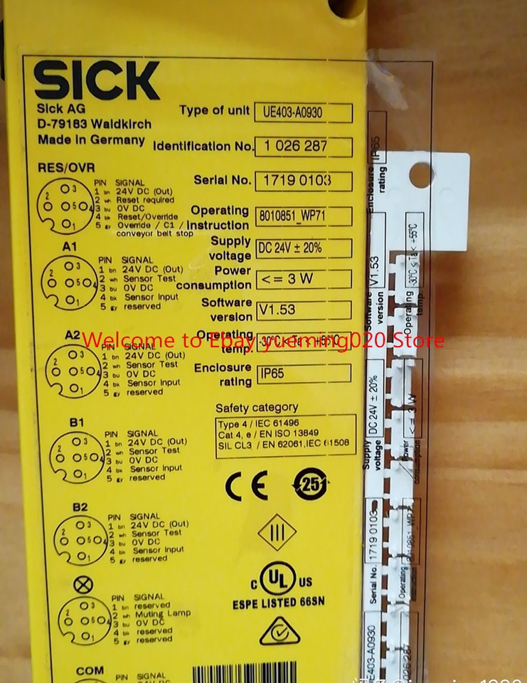 Ship DHL ,SICK UE403-A0930 1026287 sensor | eBay