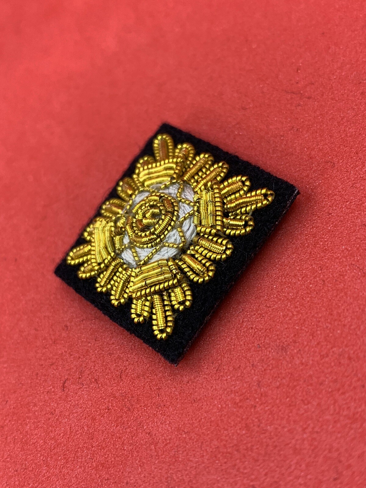 Epaulettes Shoulder Rank Gold Pips Hand Embroidered Bullion Wire Rank ...