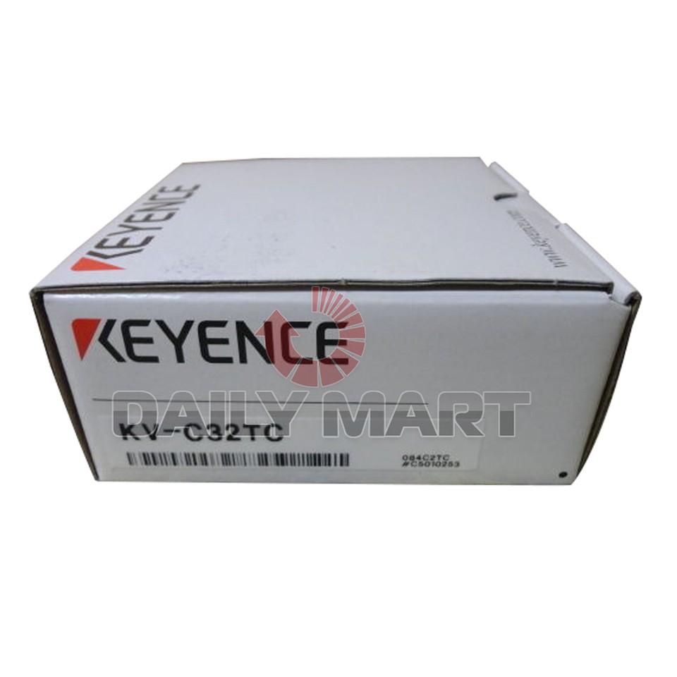 KEYENCE KV-C32TC 32-POINT CONNECTOR TRANSISTOR OUTPUT UNIT PLC MODULE ...