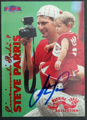 1999 Fleer SIGNED: Steve Parris, REDS #383W | eBay