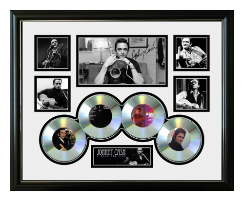 Johnny Cash Signed Photo Limited Edition Framed Memorabilia | eBay ...
