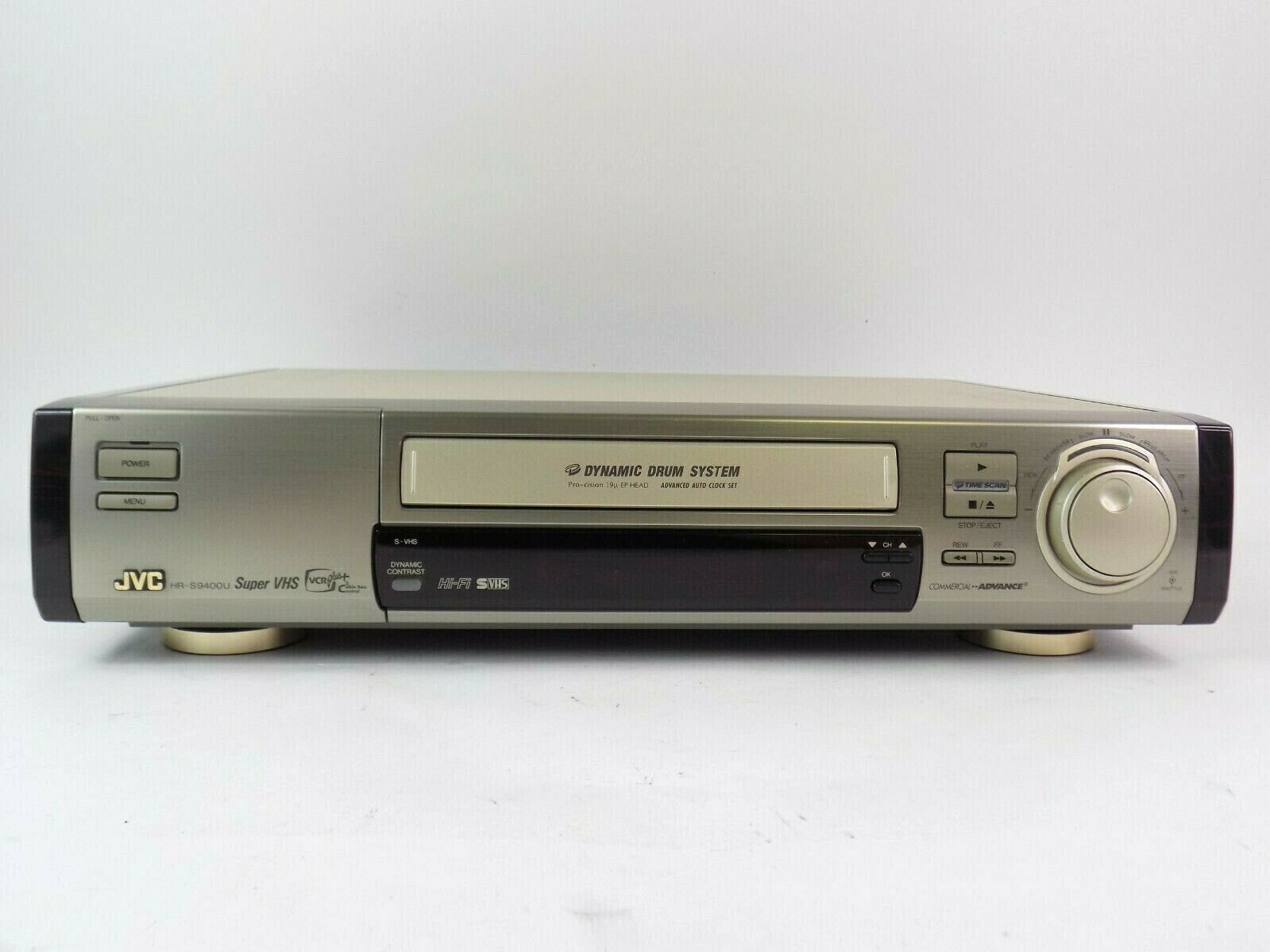 JVC HR-S9400U Super S-VHS SVHS Super VHS Player Recorder VCR Deck EX | eBay