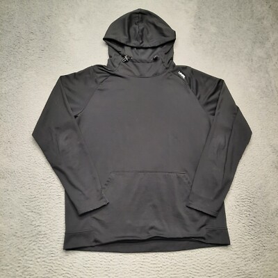 UNRL Crossover Hoodie II Mens Large Black Pullover Performance Fleece ...