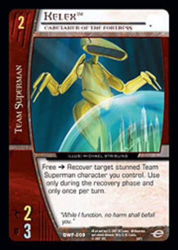 VS System: Kelex, Caretaker of the Fortress - Foil [Played] DC Worlds ...