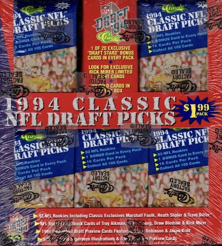 Classic 1994 NFL Draft Picks Football Cards Factory Sealed | eBay