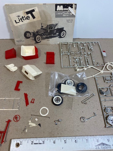 VINTAGE!! RARE!! Monogram The Little “T” Model Kit 1/24 Kit#PC92-149 ...