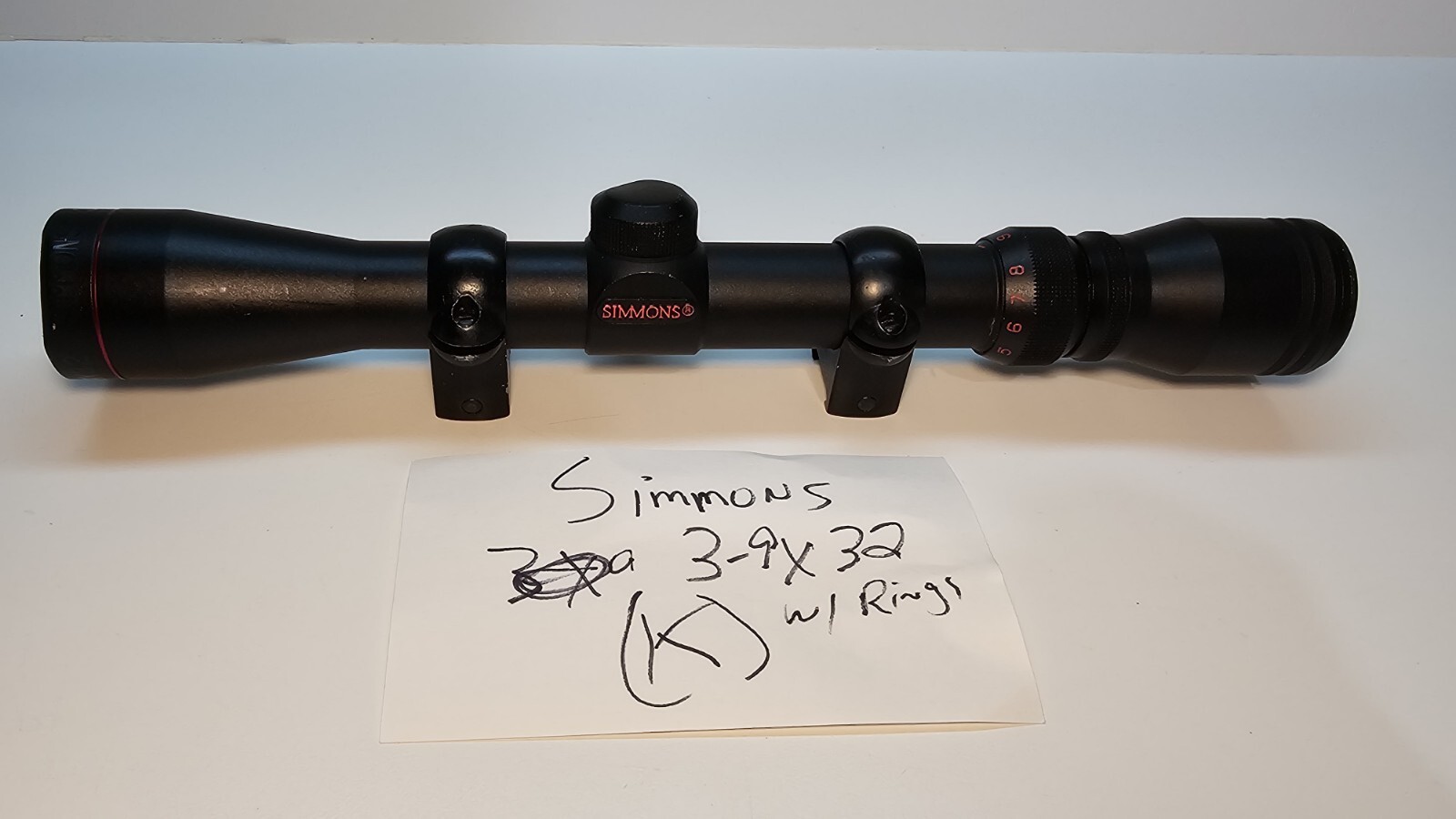 Simmons Scope 3-9X32 Model 21017 With Rings (K) | eBay