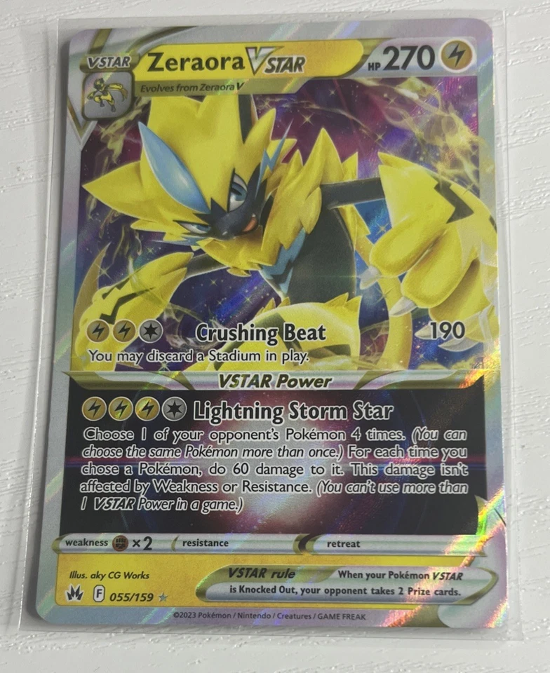 Zeraora VSTAR 055/159 Crown Zenith for sale | eBay