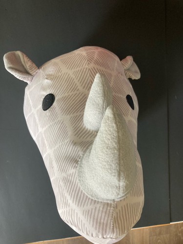 Rhinoceros Wall Hanging Stuffed Head For Child’s Room | eBay