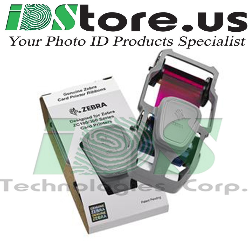 Zebra 800300-350LA / 250LA YMCKO Color Ribbon 200 Images ZC100/300 ...