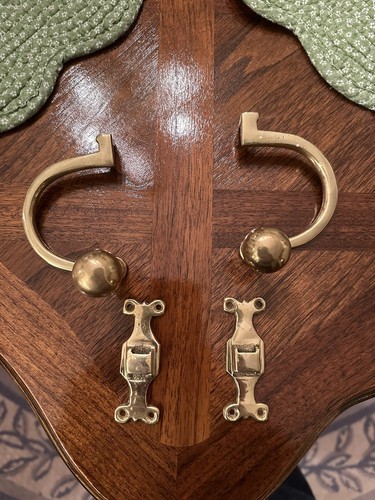 Colonial Williamsburg Virginia Metalcrafters Brass Fireplace Jamb Hooks ...
