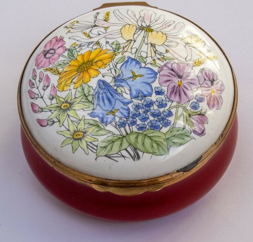 Crummles Enamels Hedgerow Flowers Enamel Box | eBay UK