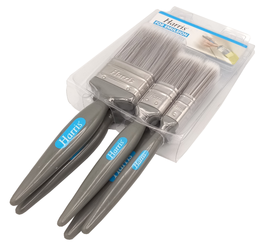 Harris Paint Brush Set 5 Piece Emulsion Decorating Brushes for sale ...