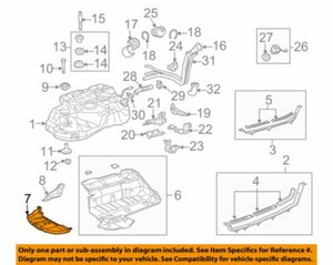 77641-48040 Toyota Protector, fuel tank, no.1 7764148040, New Genuine ...