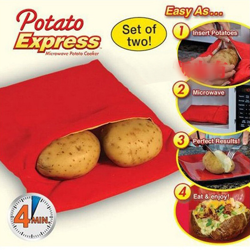 Microwave Oven Potato Cooker Bag Baked Potato Microwave Cooking Potato ...