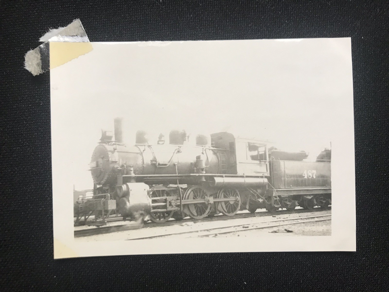 Antique Wabash Railroad Train Engine Locomotive No. 487 Photo | eBay