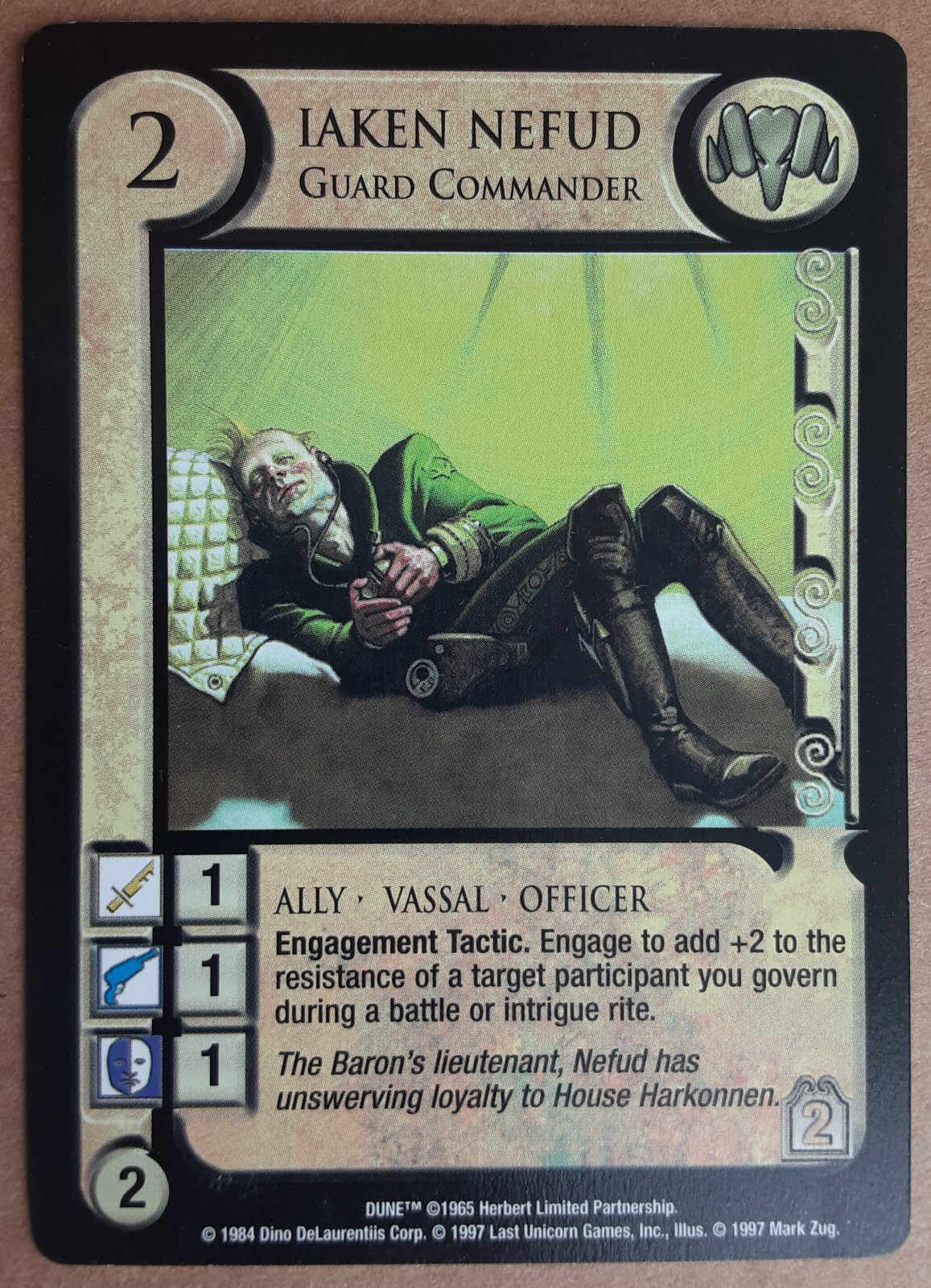 Iaken Nefud, Guard Commander [NM/M - see pics] EYE OF THE STORM - Dune ...