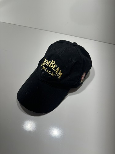 Jim Beam Whiskey Black Gold Embroidered Adjustable StrapBack Baseball ...