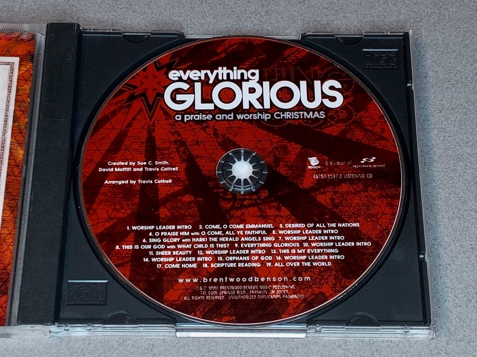 Everything Glorious: A Praise and Worship Christmas (CD) | eBay