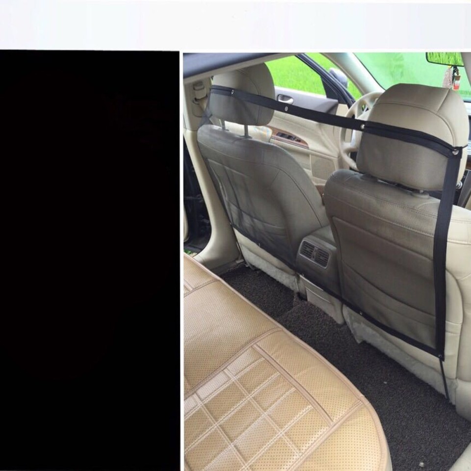 Backseat Pet Fence Mesh Pet Barrier Safety Net Isolation Bar Child Dog ...