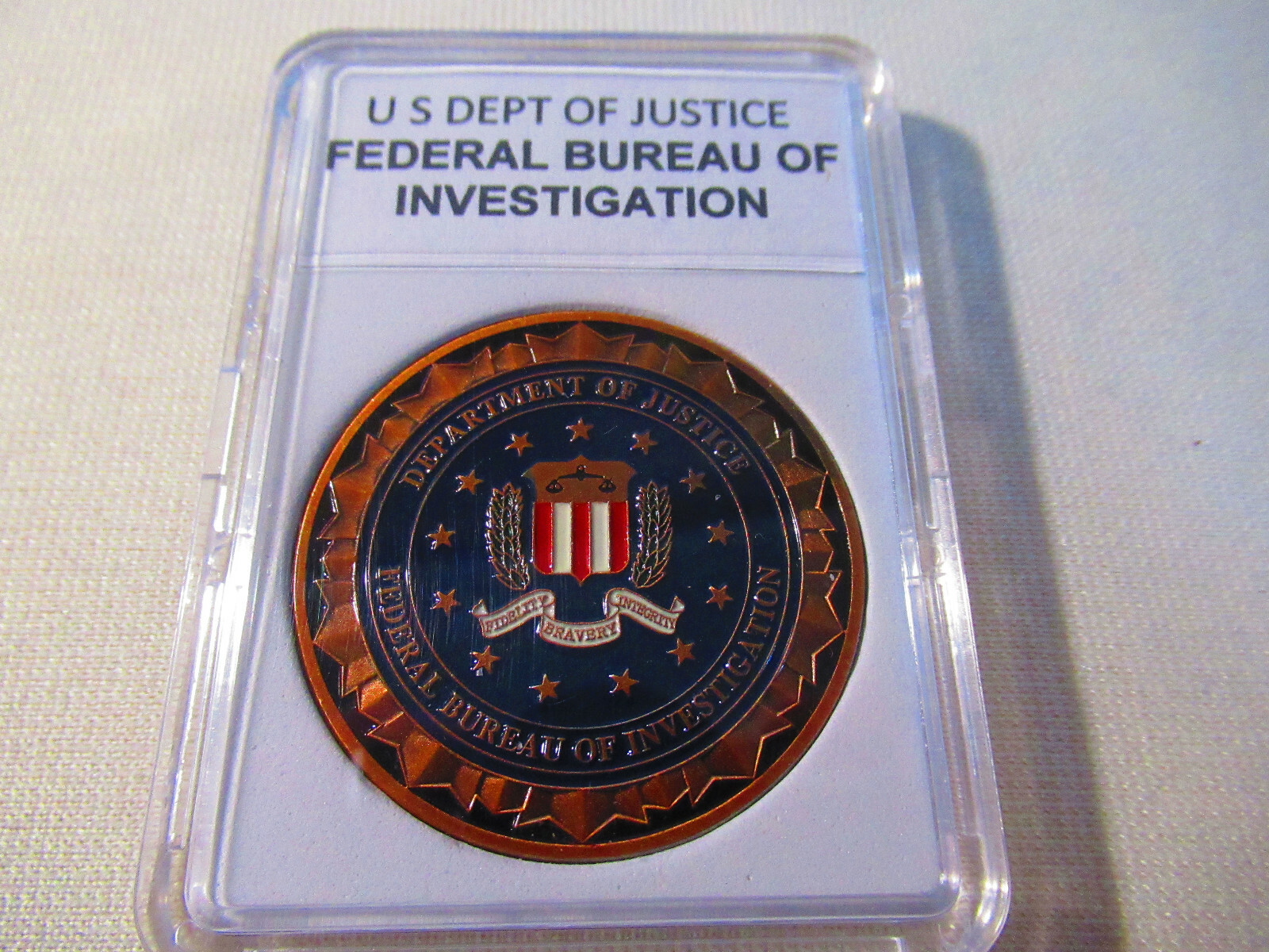Federal Bureau of Investigation ( FBI ) Challenge Coin (Copper) | eBay