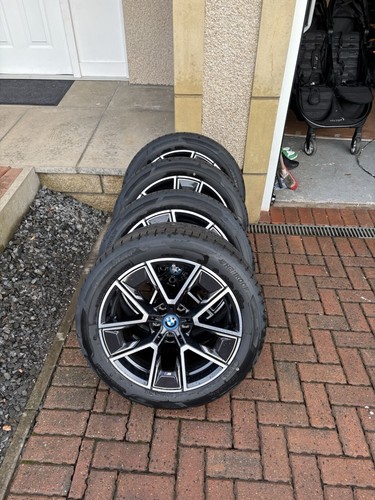 BMW I4 G26 ALLOY WHEEL & TYRE BLACK 245/45/18 2021-2024 8747286 for ...