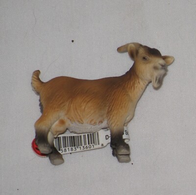 Schleich goat female tan light brown and white | eBay