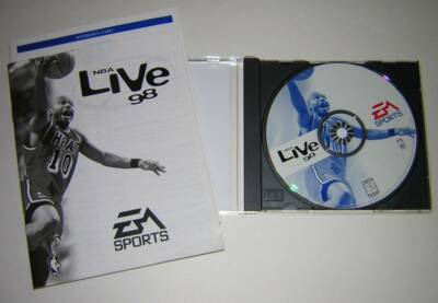 Vintage EA Sports NBA Live '98 Windows PC CD-ROM Game + User's Guide ...