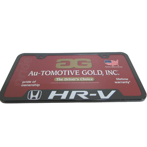 Honda HR-V Logo Polycarbonate Notched License Plate Frame Official ...