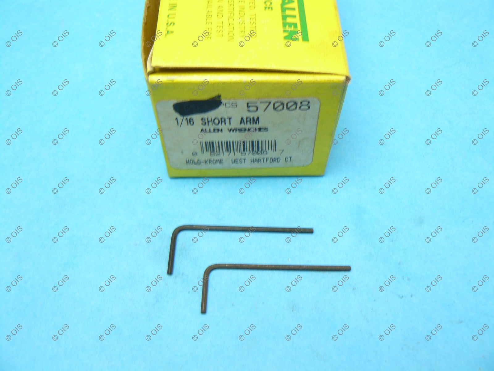 Holo Krome 57008 Short Arm 1/16" Inch L Hex Key Allen Wrench Alloy ...