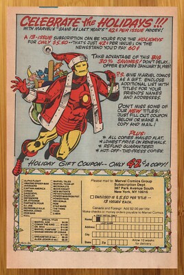 1984 Marvel Comics Subscription Vintage Print Ad/Poster Iron Man ...