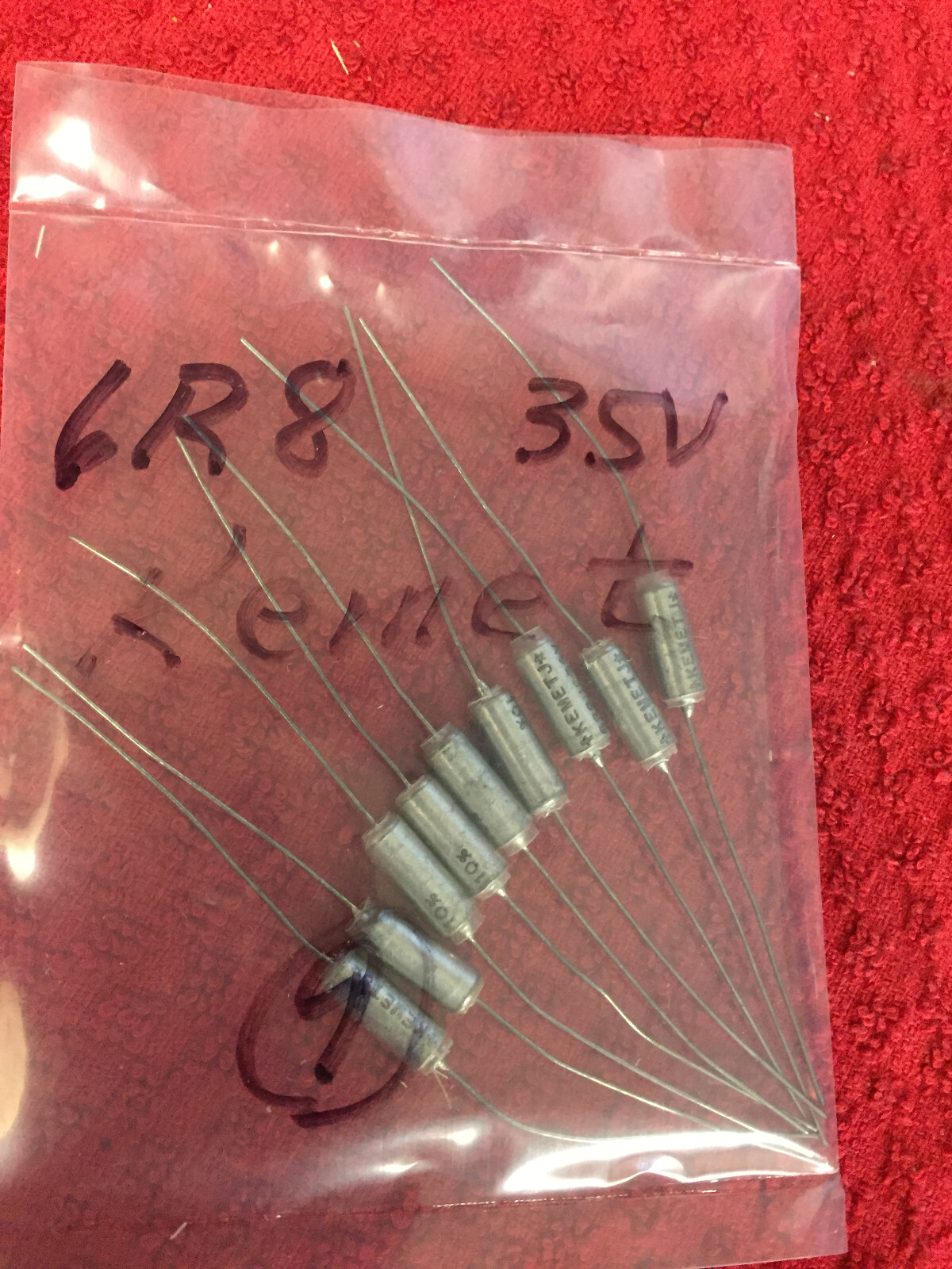 6R8 UF 35v kemet CAP TANT 6R8 UF 35V HERMETICALLY SEALED 9PCS | eBay