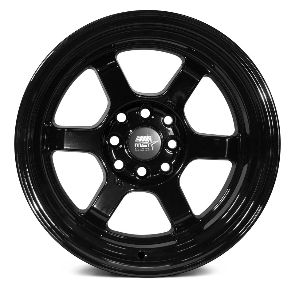 MST Time Attack Wheel 15x8 (35, 5x114.3, 73.1) Black Single Rim | eBay