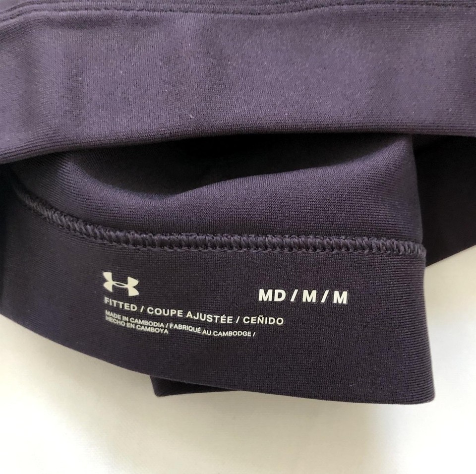 Under Armor ~ Purple / Black ~ Cross Back Sports Bra ~ Size Medium | eBay