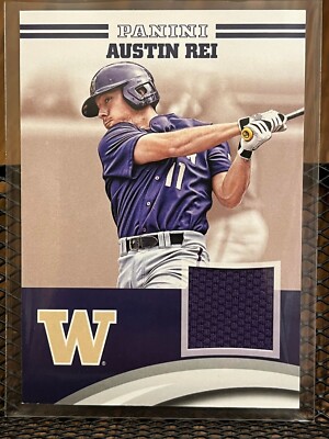 AUSTIN REI 2016 PANINI TEAM COLLECTION WASHINGTON WORN JERSEY RELIC ...