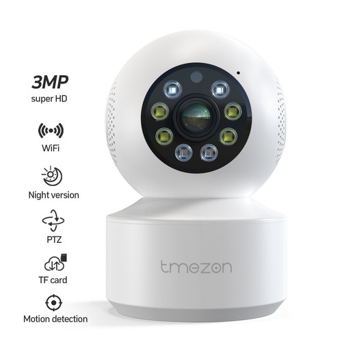 3MP IP Camera Wireless WIFI Outdoor CCTV HD PTZ Smart Home Security IR ...