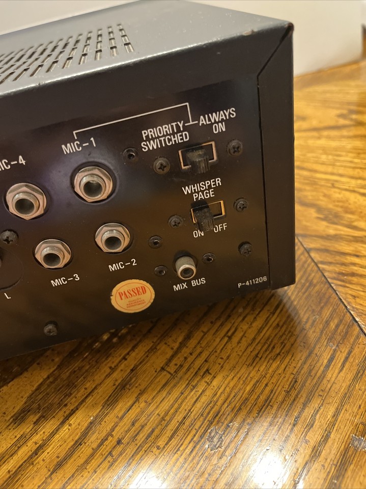 VTG Realistic MPA-100 Solid State P.A. Amplifier 100 Watt Turns On | eBay