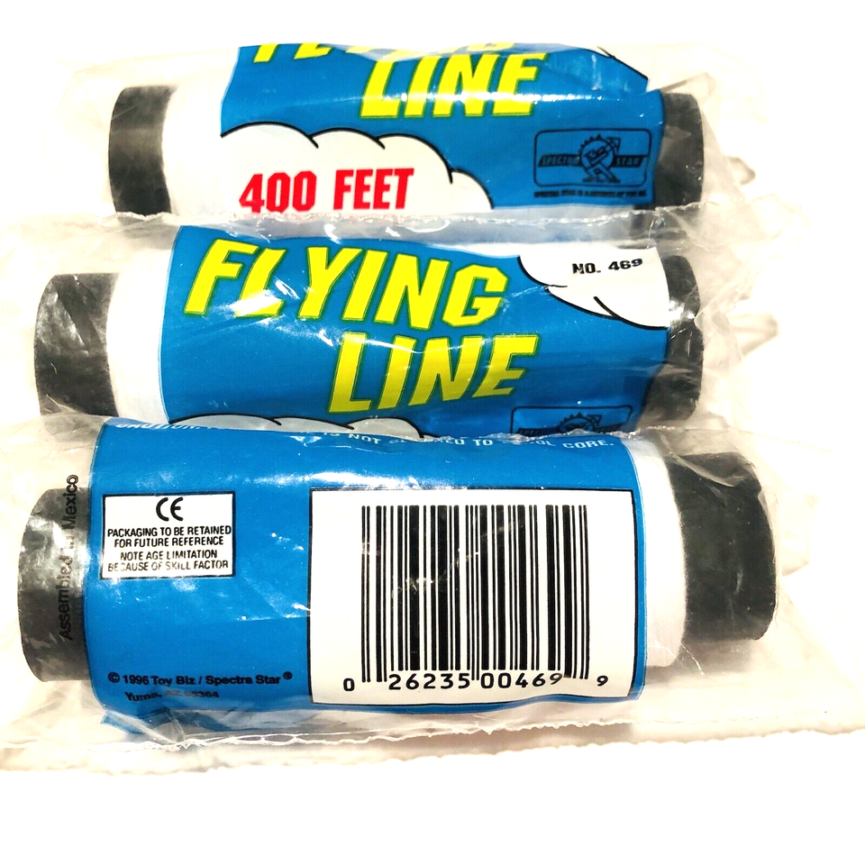 Vintage Kite Flying Line String 400 Feet Spectra Star Toy Biz 1996 Lot ...