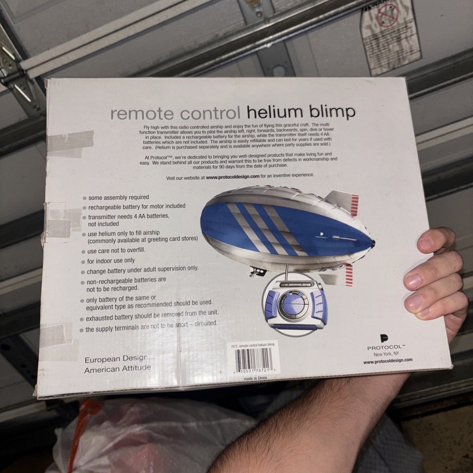 Remote Control Helium Blimp (Blimp & Gondola Only) | eBay