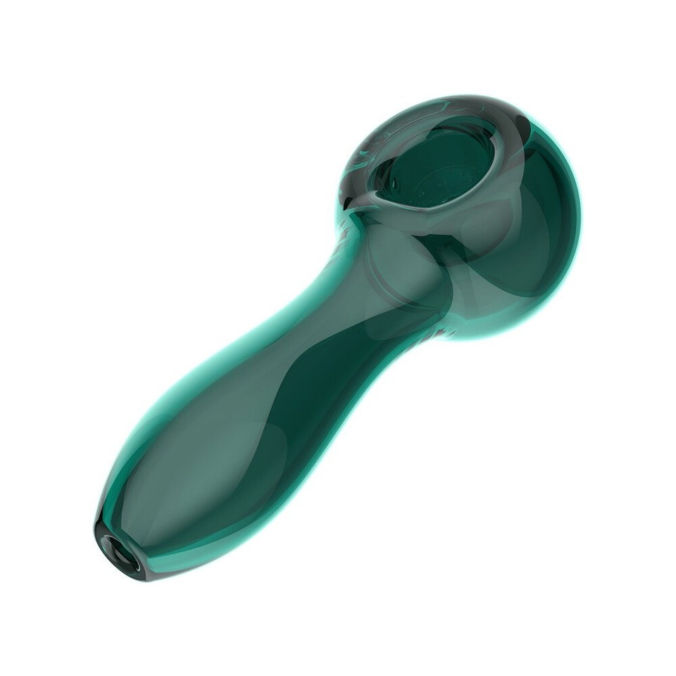 4" Glass Pipe Hand Tobacco Herbal Pipe With Glass Bowl Smoking Pipes ...