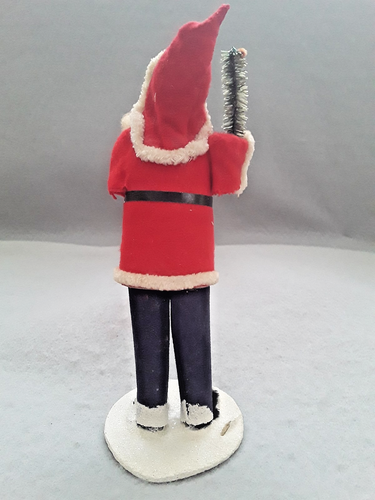 LARGE ANTIQUE 6" COMPOSITION FACE SANTA PUTZ FIGURE - JAPAN | eBay