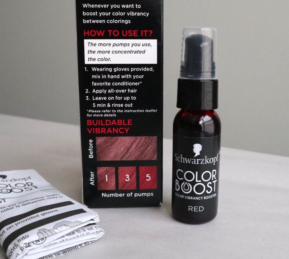 Schwarzkopf Color Boost Color Vibrancy Hair Booster - Red | eBay