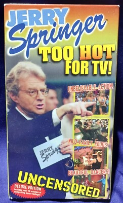 Jerry Springer "Too Hot for TV" Used VHS | eBay