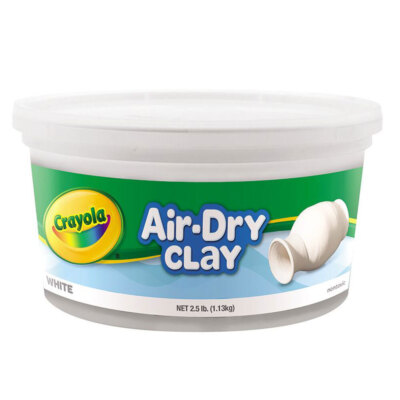Crayola 1.13kg Air Dry Clay Tub Kids/Children 6y+ Modelling Mold Play ...