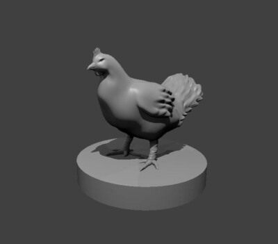 Chicken Familiar (2pcs) Monster Manual 28mm Scale DND D&D Tabletop Mini ...