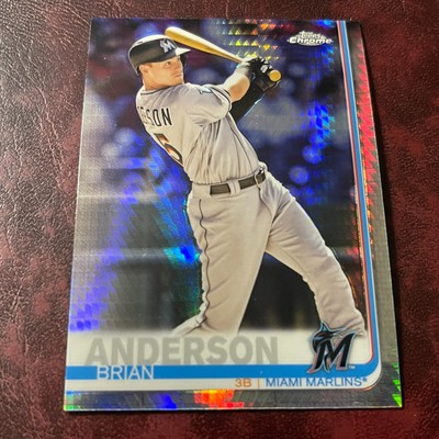 2019 Topps Chrome Set BRIAN ANDERSON PRISM REFRACTOR PARALLEL #12 MIAMI ...