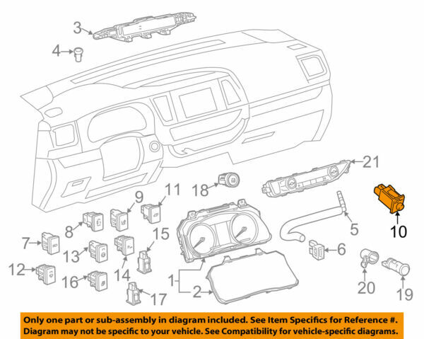84930-48010 Toyota Switch, door control 8493048010, New Genuine OEM ...
